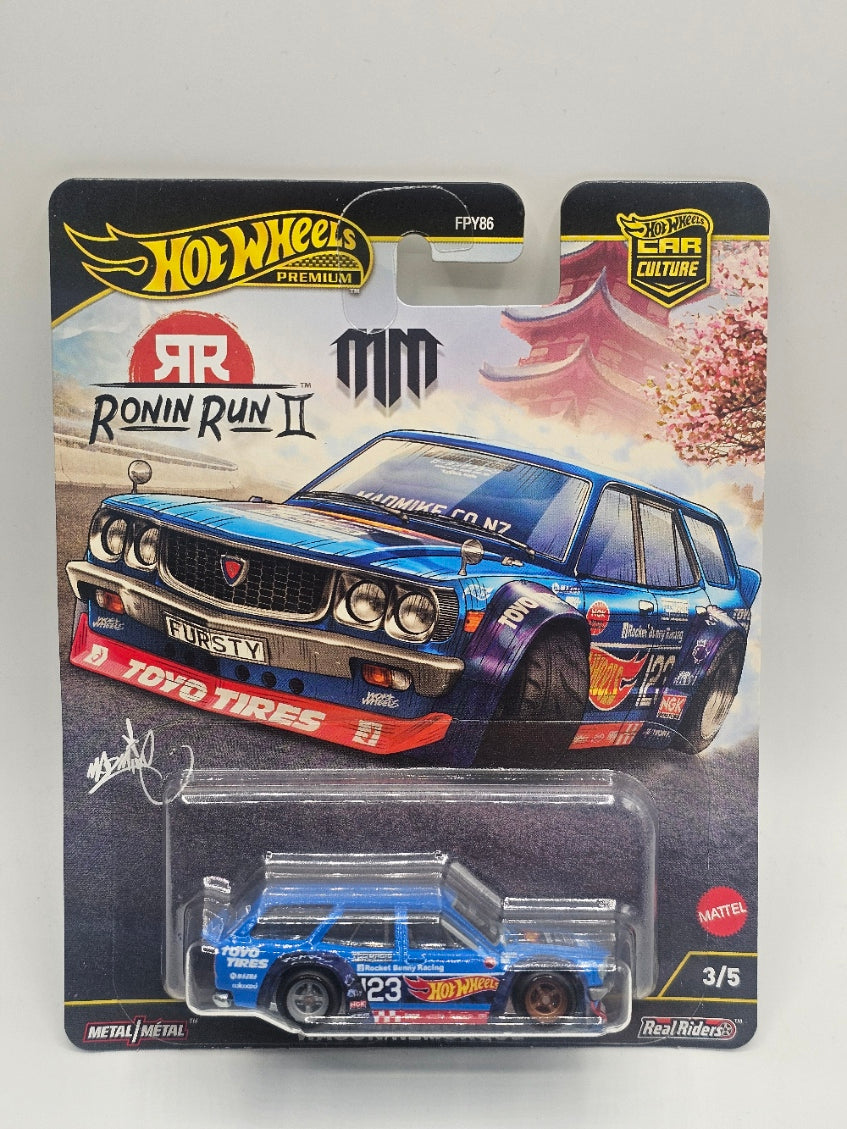 Hot Wheels Ronin Run 2 Mad Mike Mazda RX-3 Wagon | Premium JDM Die-Cast ...