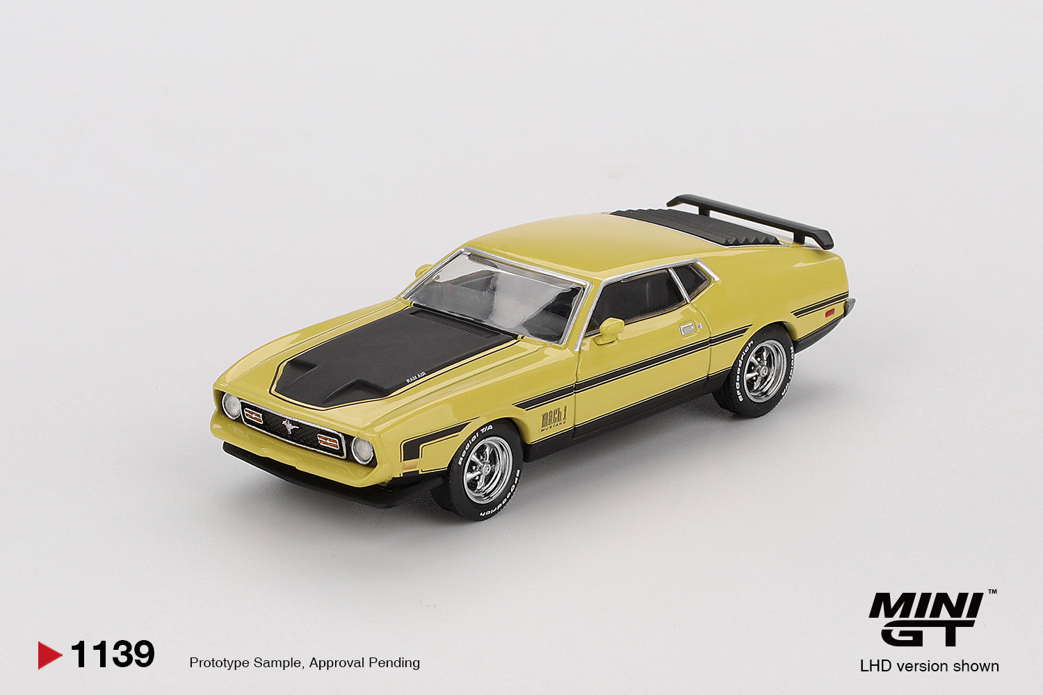 Ford Mustang Mach 1 Grabber Yellow – Diecastmanshop