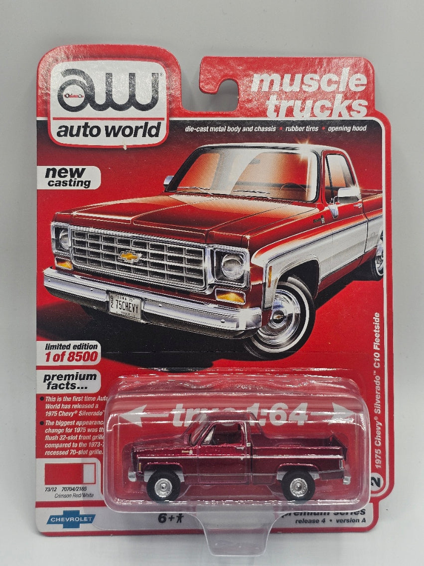 Auto World 1975 Chevy Silverado C-10 Fleetside CHASE - Premium Series ...